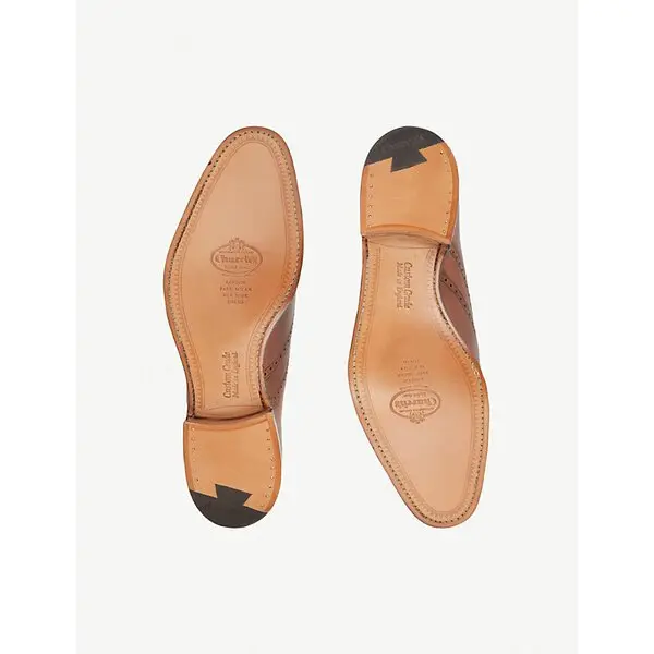 Church's Berlin Punched Wingcap Oxford Shoes - Mid Brown