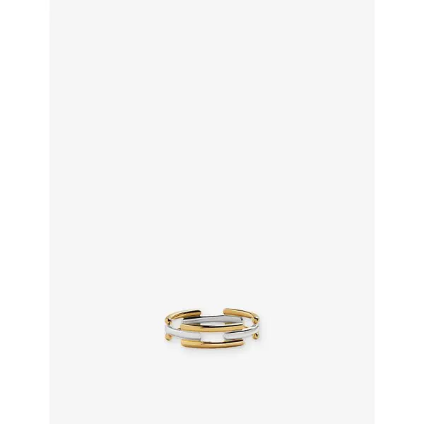 Monica Vinader Signature Link Stacking Ring