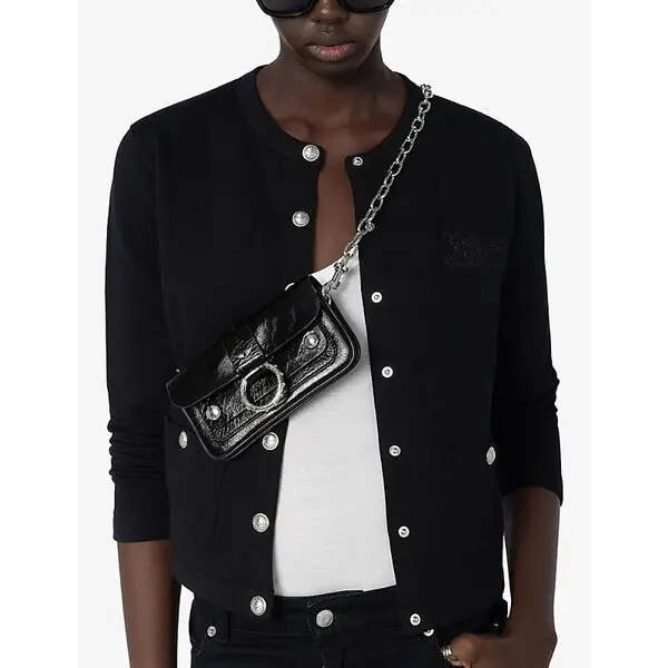 Zadig&Voltaire Patent-leather Wallet Bag - Black