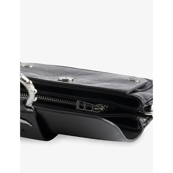 Zadig&Voltaire Patent-leather Wallet Bag - Black