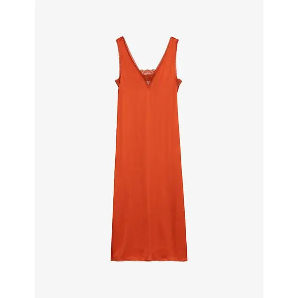 Zadig&Voltaire Renzo V-neck Maxi Dress - Spice
