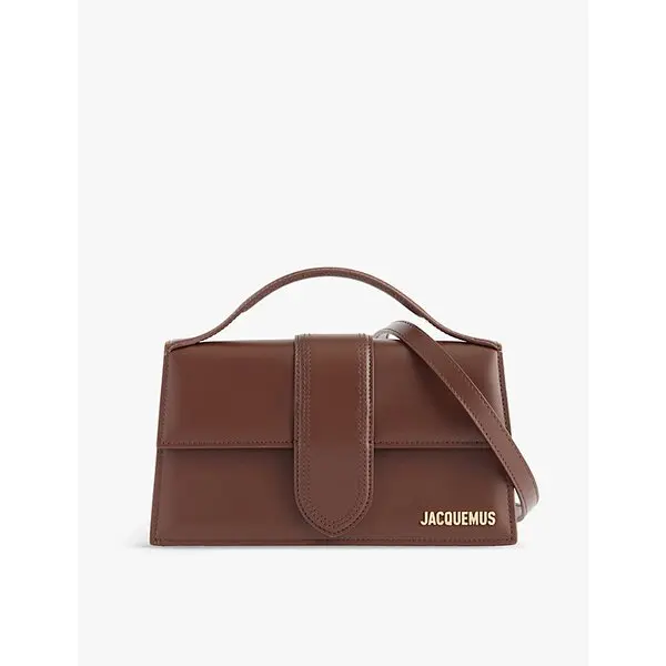 Jacquemus Le Grand Bambino Leather Top-handle Bag - Brown