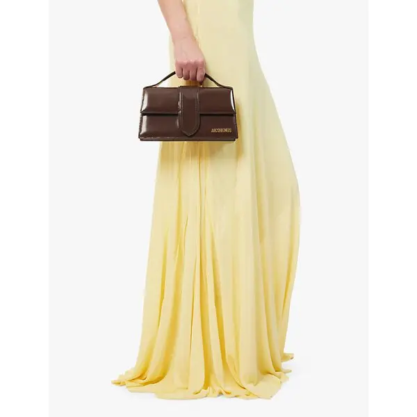 Jacquemus Le Grand Bambino Leather Top-handle Bag - Brown