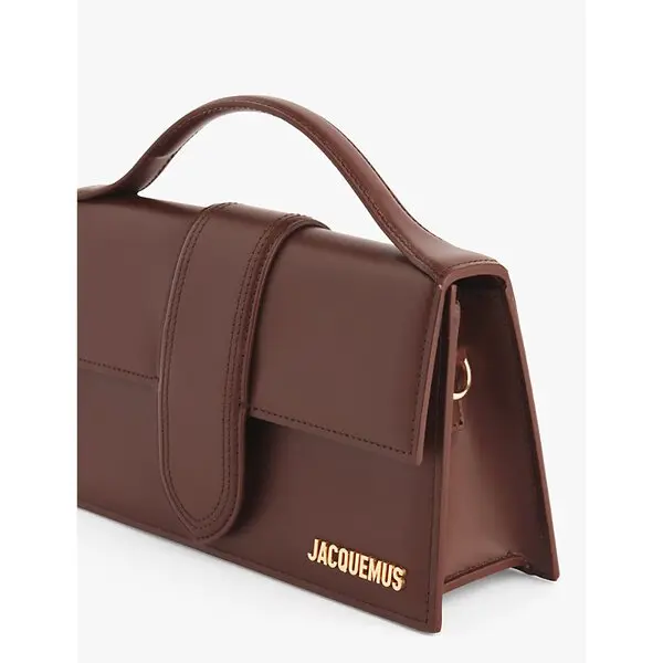 Jacquemus Le Grand Bambino Leather Top-handle Bag - Brown