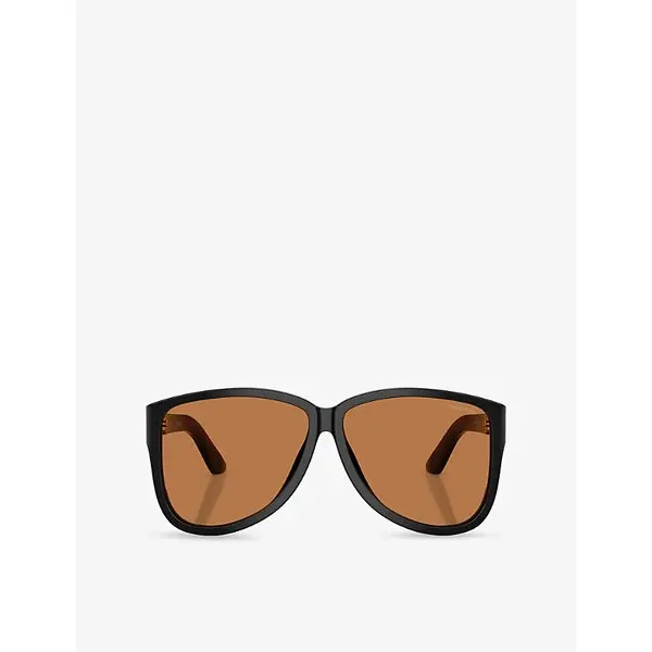 Miu Miu Pilot-frame Acetate Sunglasses - Black