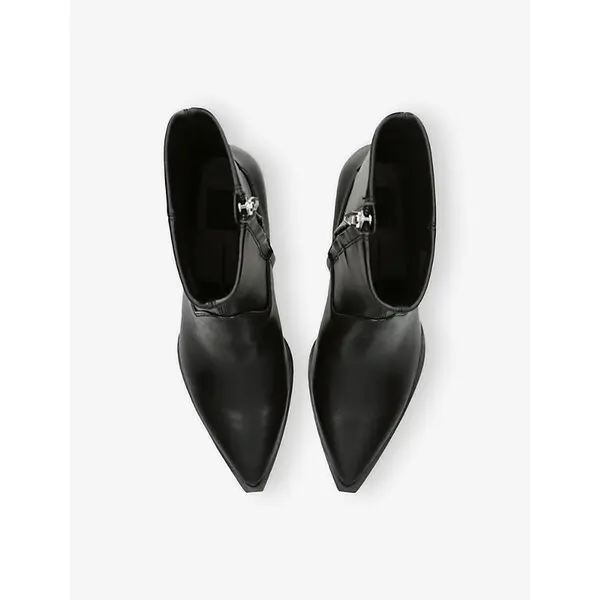 Dolce Vita Arya Leather Heeled Ankle Boots