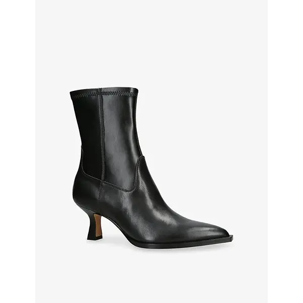 Dolce Vita Arya Leather Heeled Ankle Boots