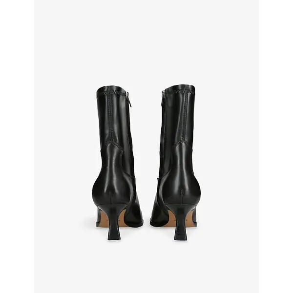 Dolce Vita Arya Leather Heeled Ankle Boots