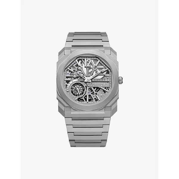 BVLGARI Octo Finissimo Skeleton Manual Watch - Titanium