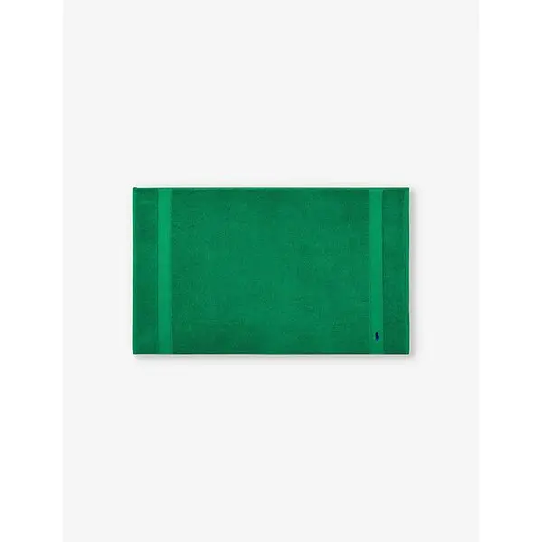 Ralph Lauren Logo-embroidered Cotton 55cm X 90cm - Billiard