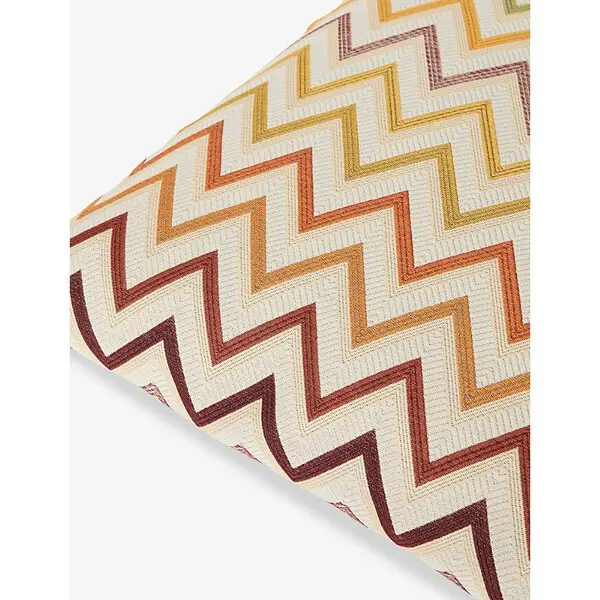 Missoni Watamu Zigzag-pattern Cotton-blend Cushion 40cm X 40cm