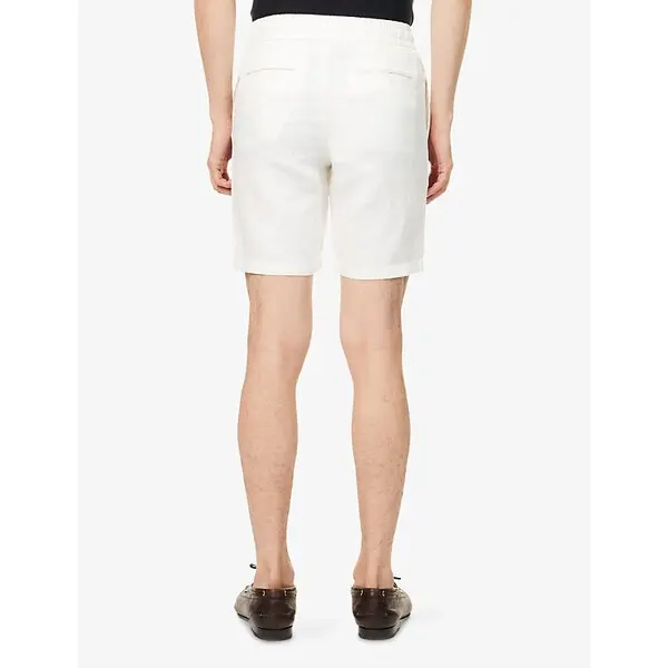 Orlebar Brown Regular-fit Cornell Linen Shorts - Sandbar