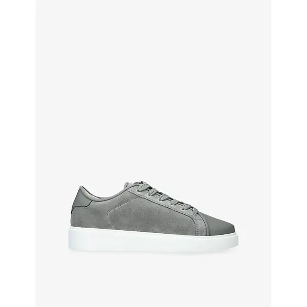ARNE Mid Court Suede Trainers - Grey/light