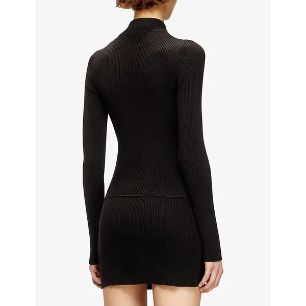 DIESEL® M-melissa Flap-pocket Knitted Cardigan