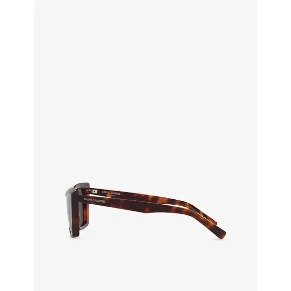 Saint Laurent Sl657 Cat-eye Sunglasses - Brown
