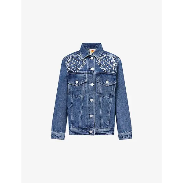 Farm Rio Embroidered Jacket