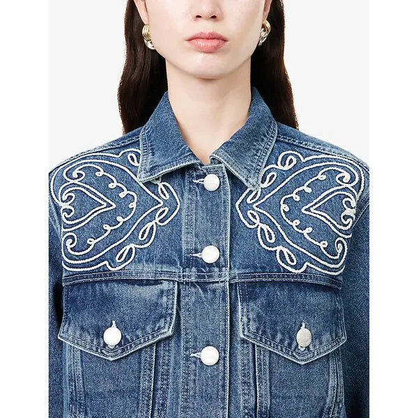 Farm Rio Embroidered Jacket