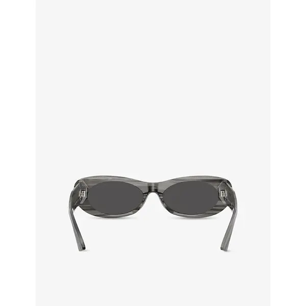 JIMMY CHOO Jc5038bu Oval-frame Sunglasses