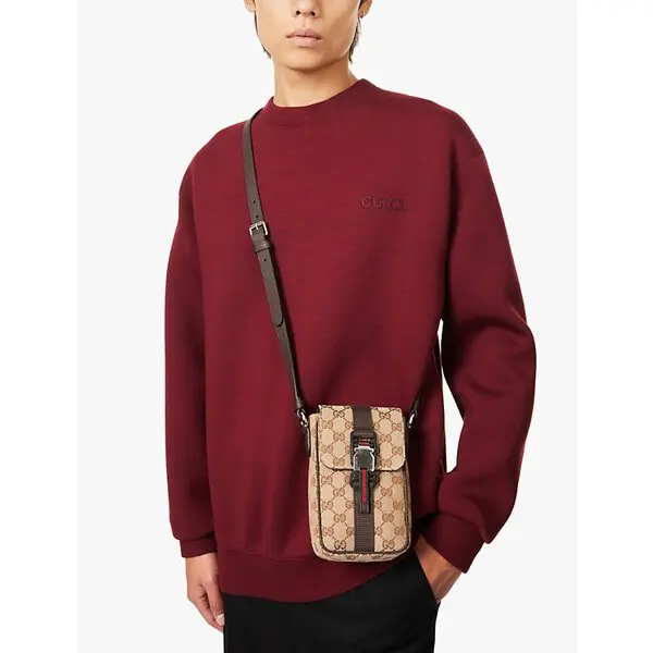 Gucci Gg Mini Canvas Messenger Bag