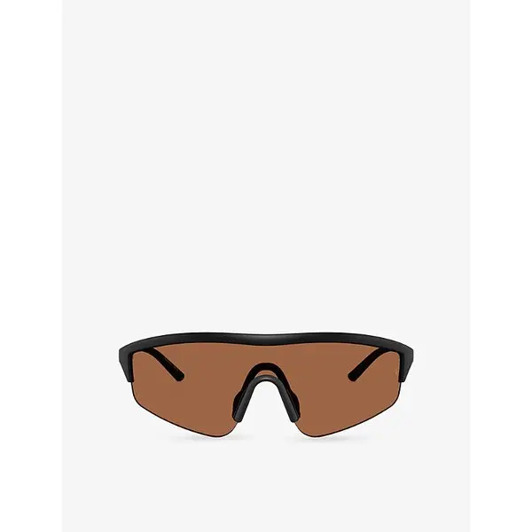 Oliver Spencer Irregular-frame Injected Sunglasses - Black