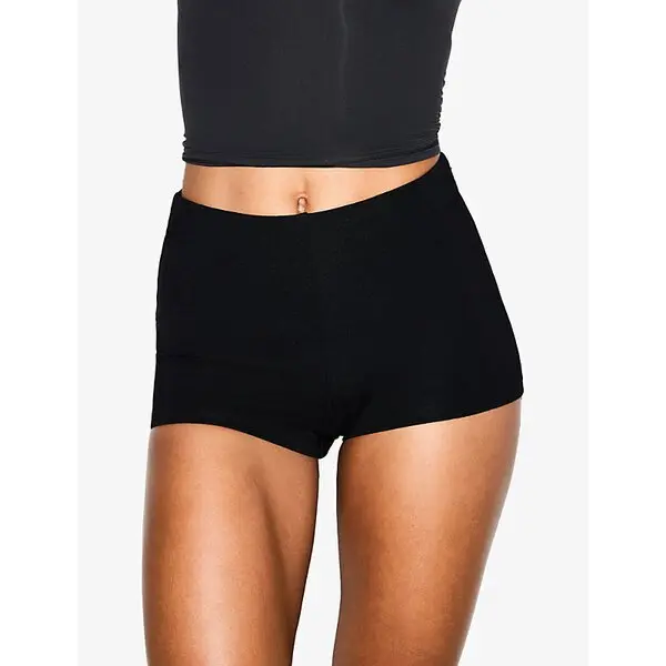 SKIMS Essentials High-waisted Stretch-woven Hot Shorts
