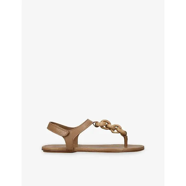 PEDRO GARCIA Paris Thong Leather Sandals