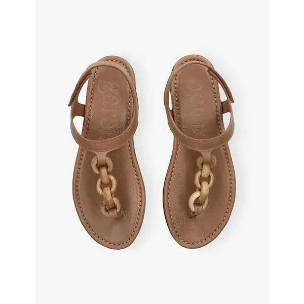 PEDRO GARCIA Paris Thong Leather Sandals