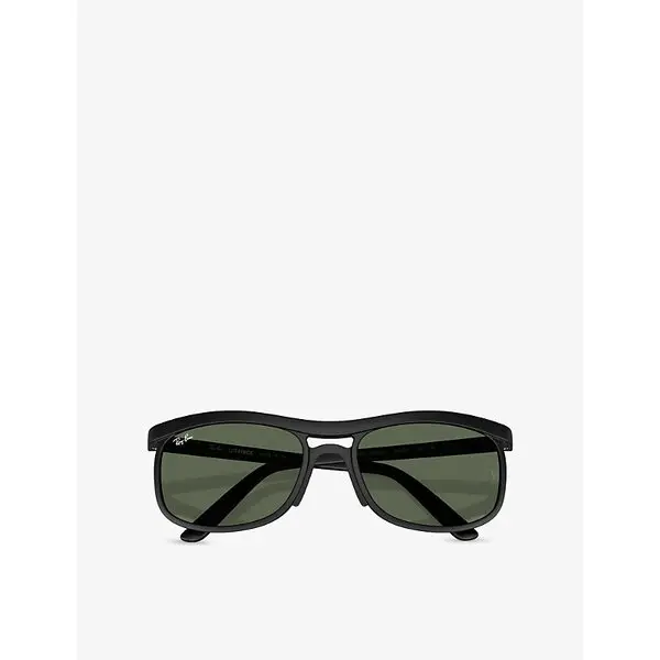 Ray-ban Liteforce Square-frame Peek Sunglasses - Black
