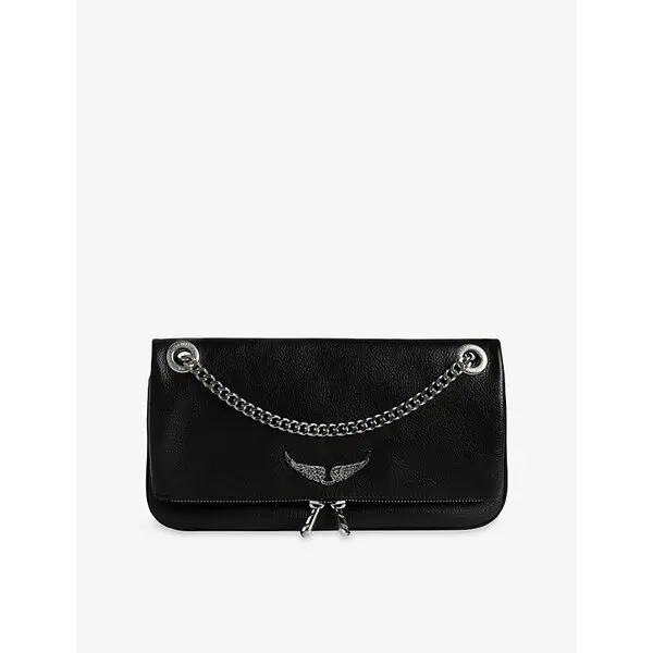Zadig&Voltaire Rock Ii Leather Clutch - Black