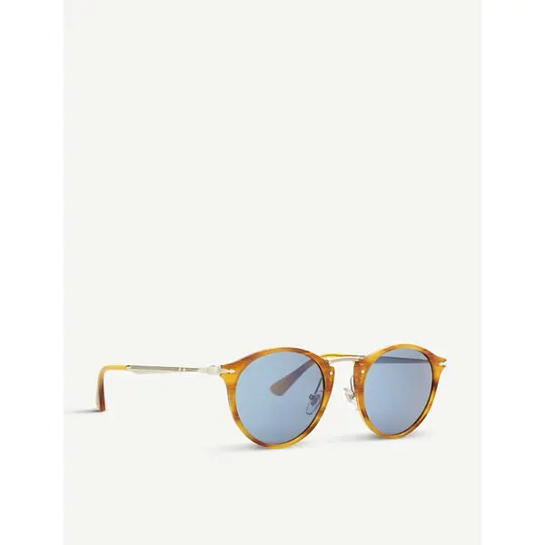 Persol Round-frame Tortoiseshell Sunglasses