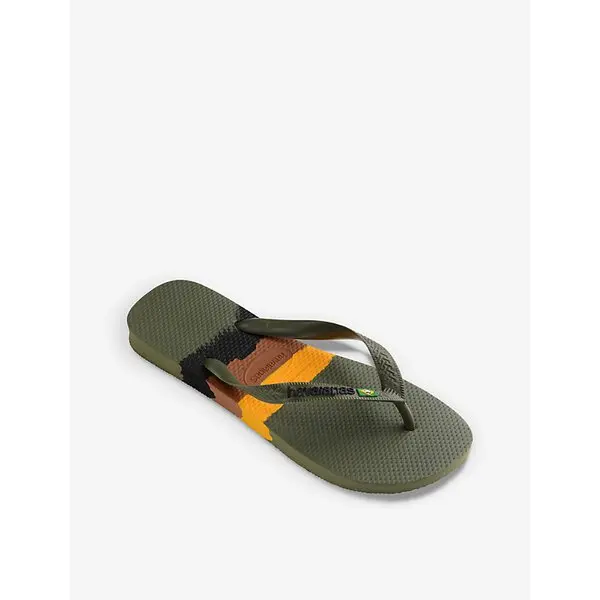 Havaianas Brasil Flag Flip-flops - Green