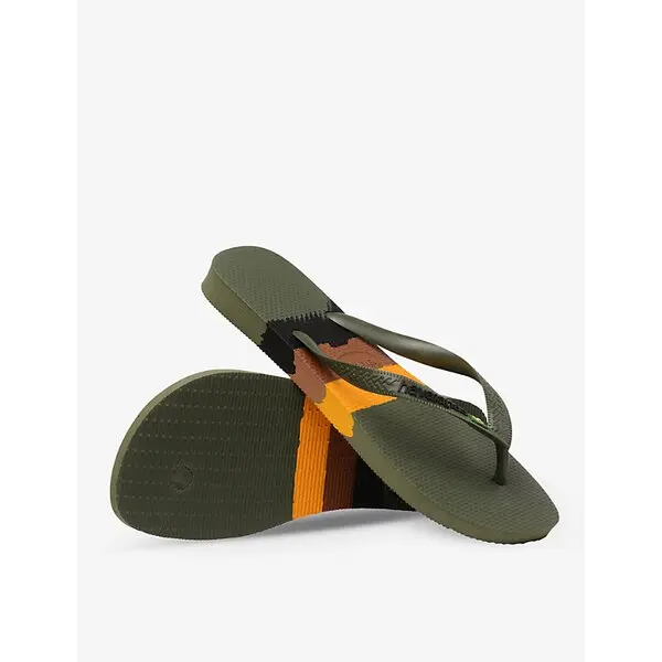 Havaianas Brasil Flag Flip-flops - Green