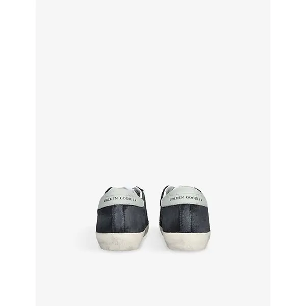 GOLDEN GOOSE Super-star Suede Low-top Trainers - Navy