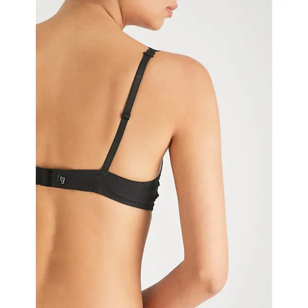 Simone Perele Wish Stretch-tulle And Lace Underwired Half-cup Bra