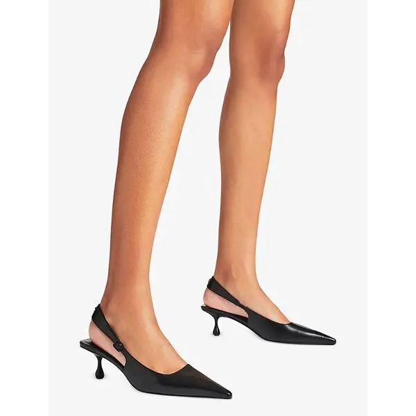 JIMMY CHOO Amel 50 Slingback Heeled Courts