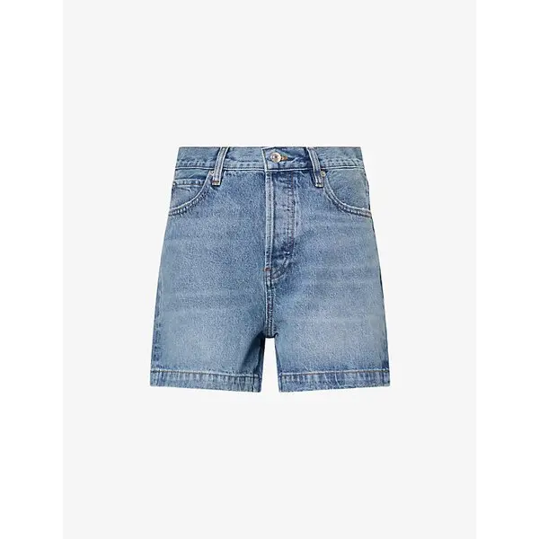 FRAME High-rise Denim Shorts