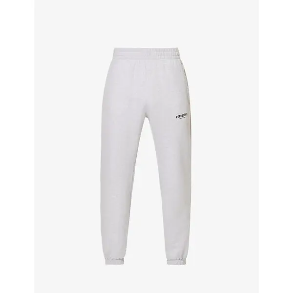 REPRESENT Owners' Club Relaxed-fit Cotton-jersey Jogging Bottoms - Grey
