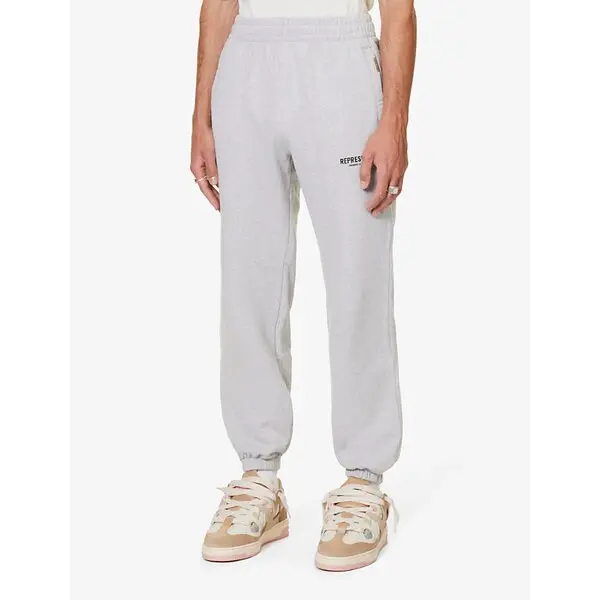 REPRESENT Owners' Club Relaxed-fit Cotton-jersey Jogging Bottoms