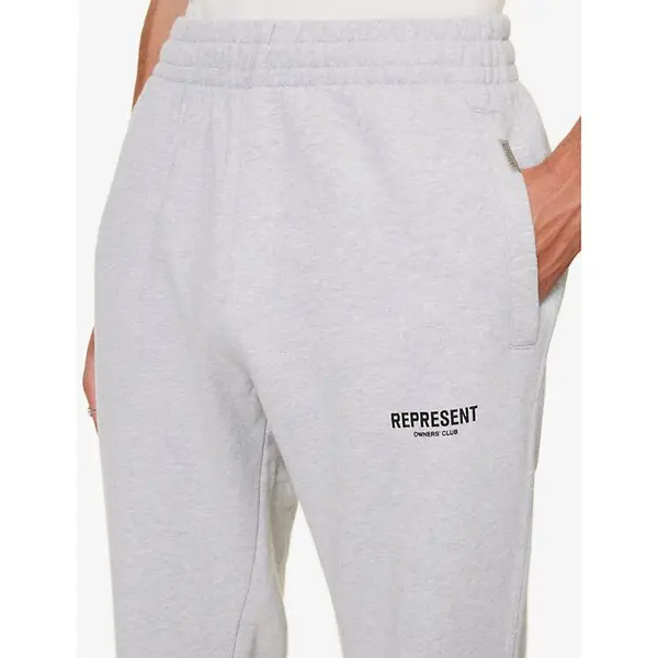 REPRESENT Owners' Club Relaxed-fit Cotton-jersey Jogging Bottoms