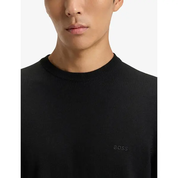 BOSS Leisure Virgin Wool Sweatshirt