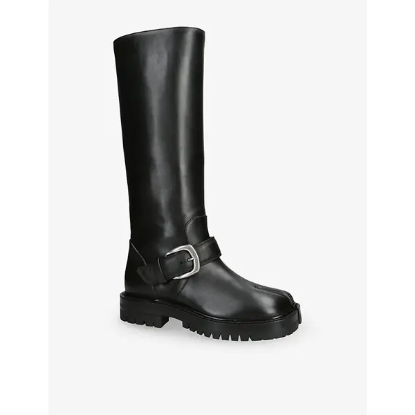 MAISON MARGIELA Tabi Leather Knee-high Boots