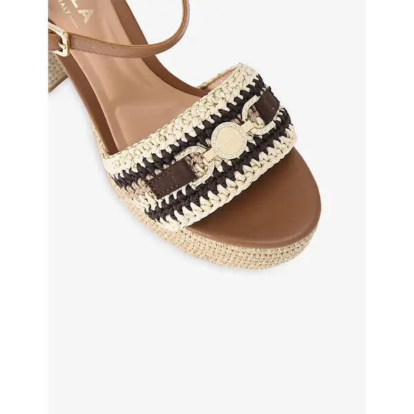Carvela Nola Woven Platform Sandals