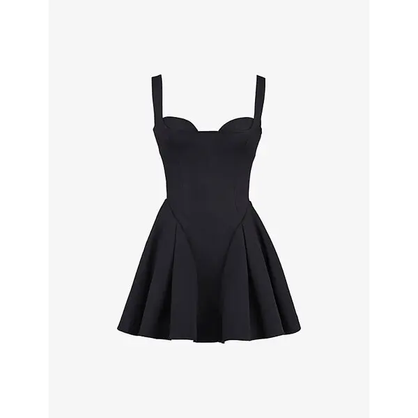 House Of Cb Bunny Shoulder-strap Crepe Mini Dress