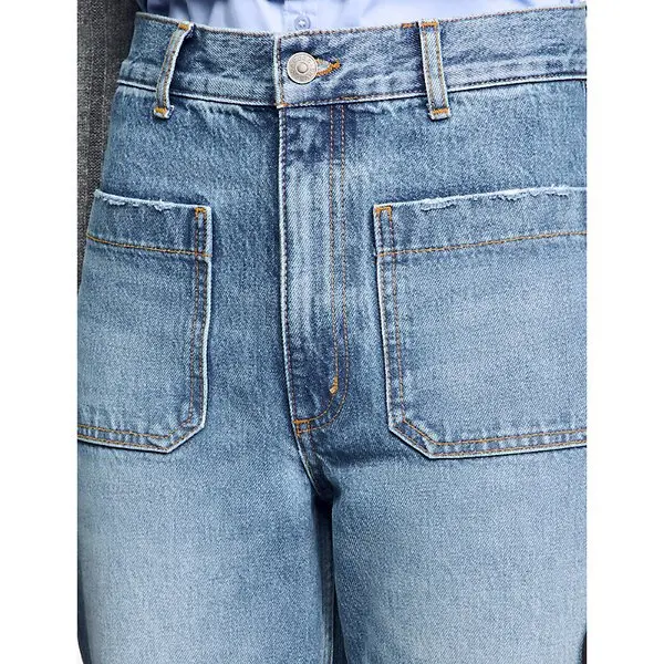 Sandro Slim-fit Flared Denim Jeans