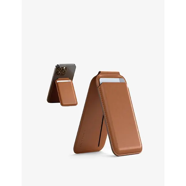 THE TECH BAR Satechi Magnetic Vegan Leather Iphone Wallet Stand