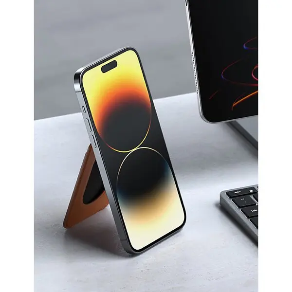 THE TECH BAR Satechi Magnetic Vegan Leather Iphone Wallet Stand
