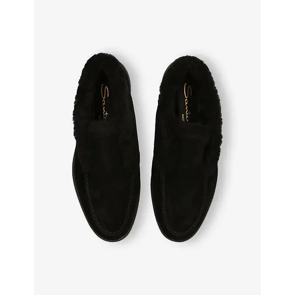 Santoni Fortune Suede Ankle Boots