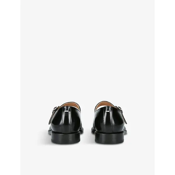 MAISON MARGIELA Tabi Split-toe Leather Mary Janes - Black