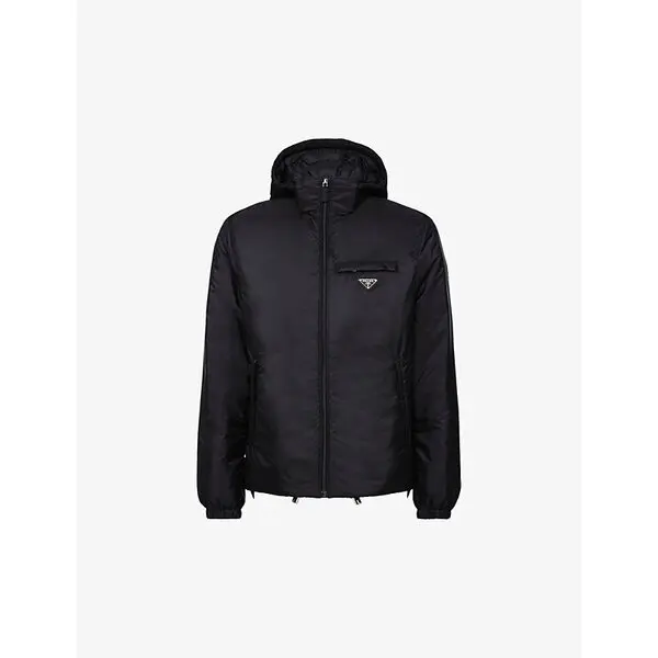 Prada Re-nylon Padded Hooded Jacket