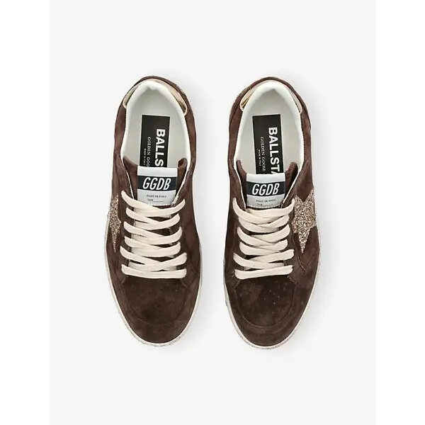 GOLDEN GOOSE Ballstar Suede Trainers - Brown/oth